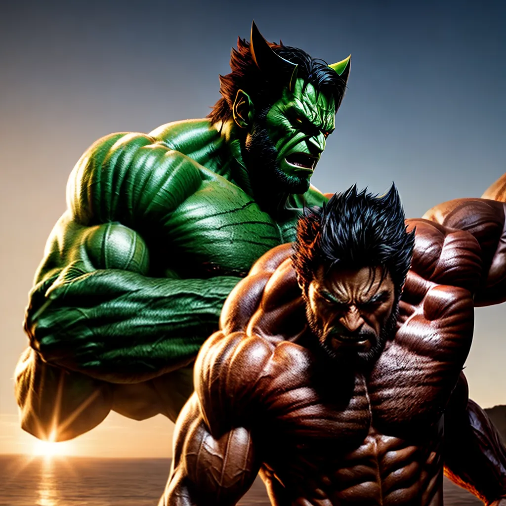 Wolverine enfrenta Hulk em arte incrível, sugerindo um confronto épico ...